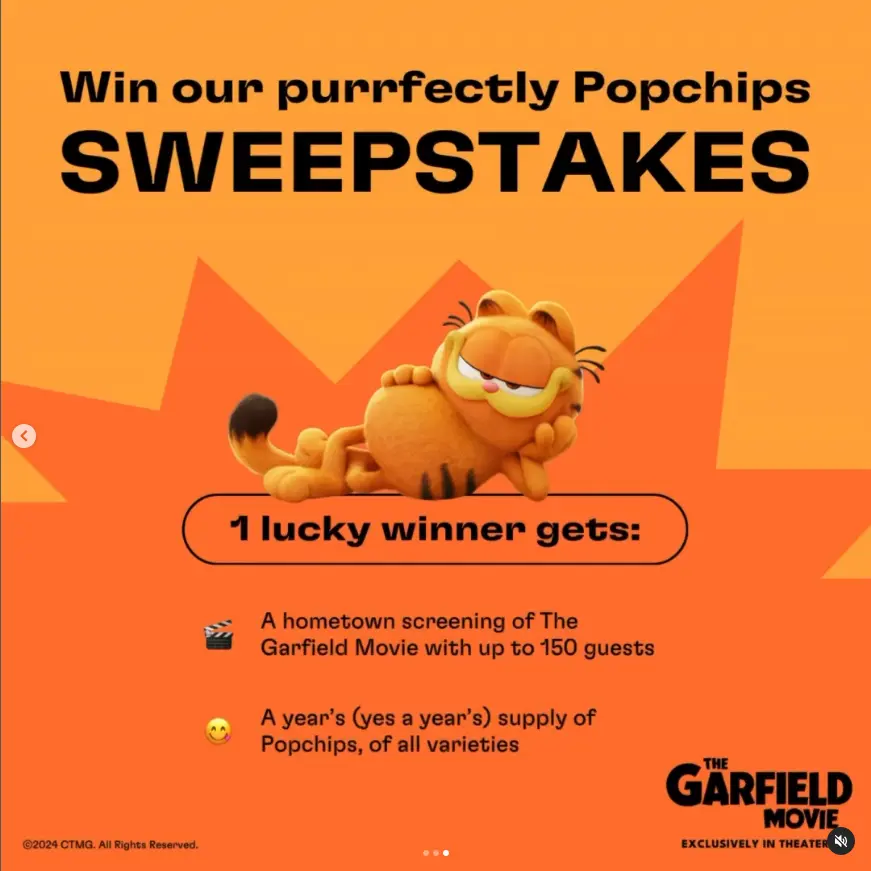 Win a hometown screening of The Garfield Movie with up to 150 guests ...