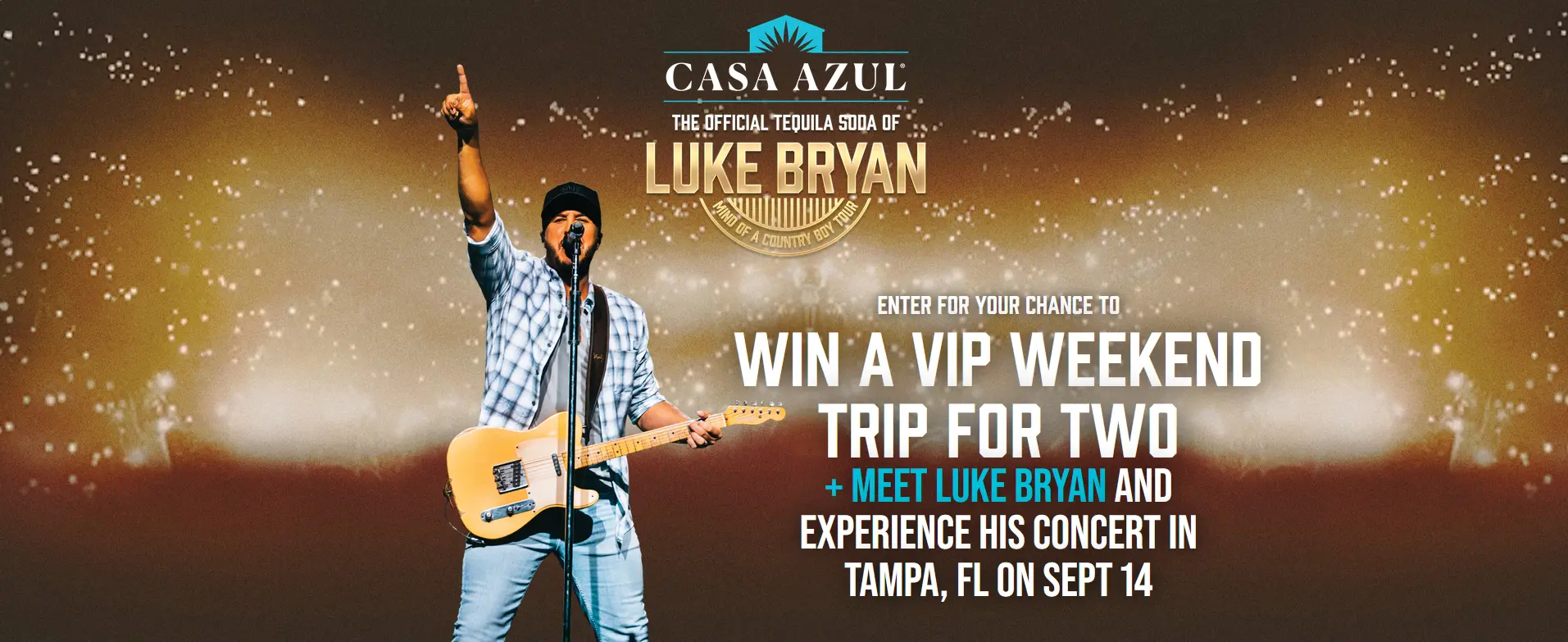Win a VIP Weekend Trip to a Luke Bryan Concert!