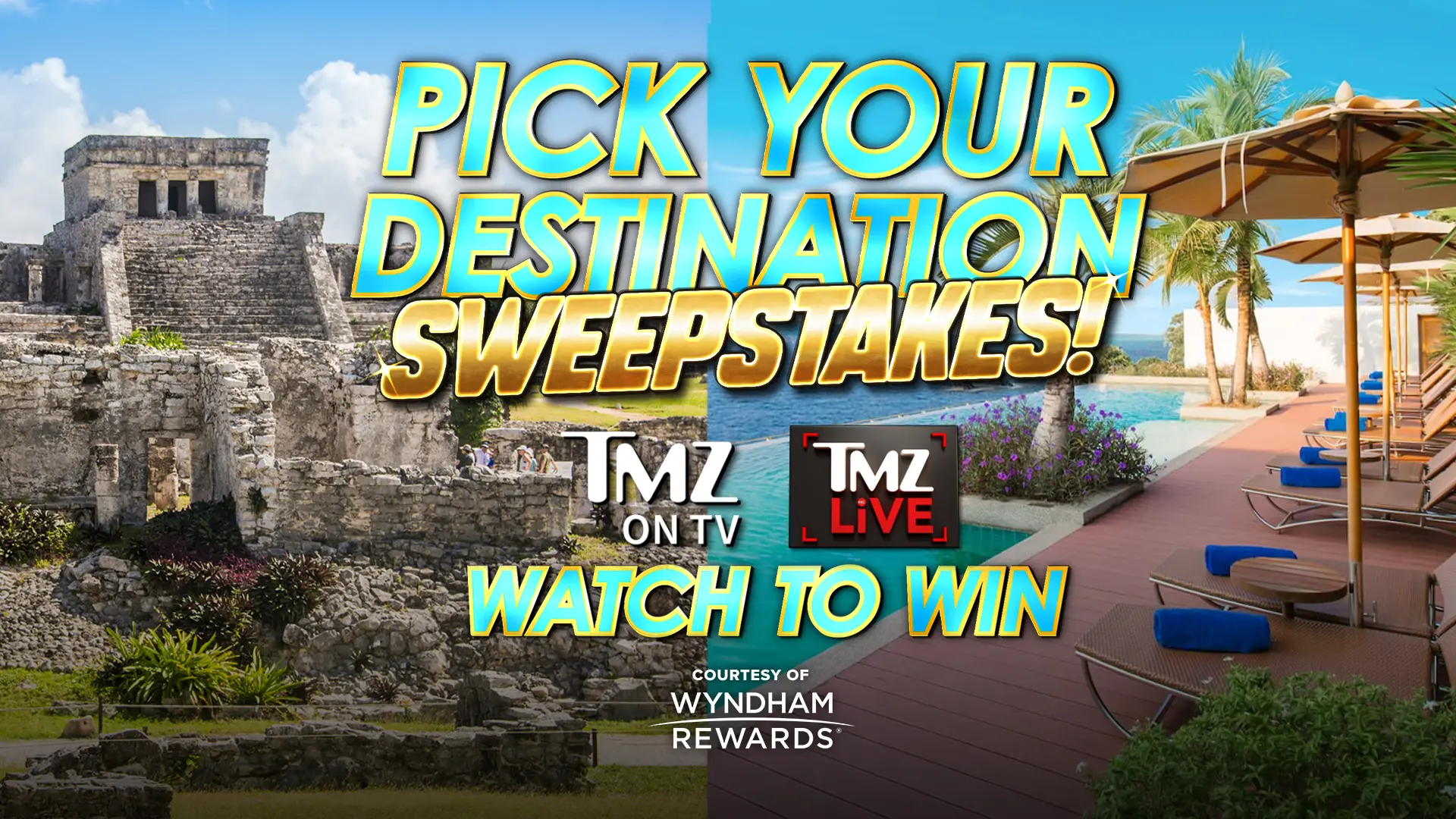 Win 4 weeks of vacation provided by Wyndham Rewards ($18,242 value ...