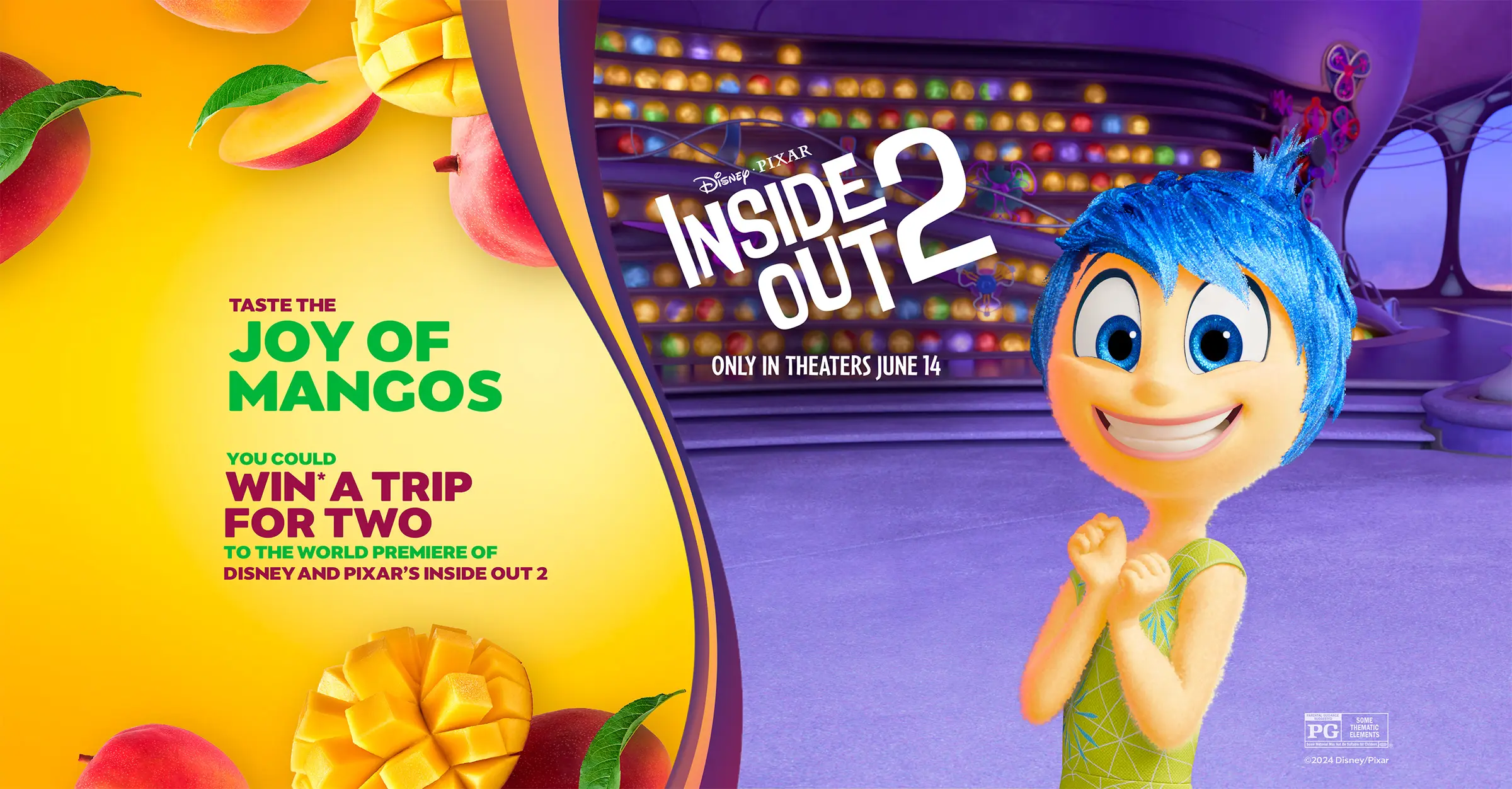 Win a Trip to the World Premiere of Disney & Pixar’s Inside Out 2!