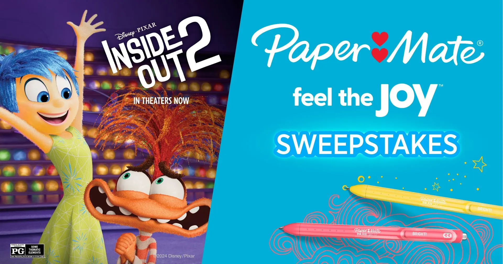 Win Fandango Movie Tickets to see Inside Out 2!