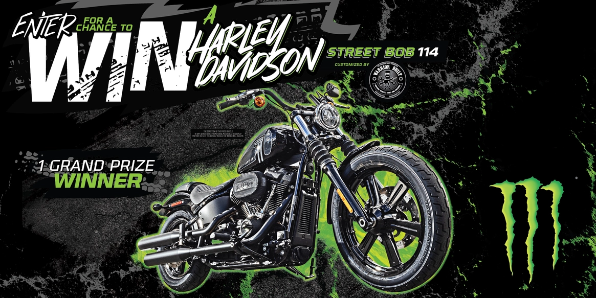 Win a Harley-Davidson Street Bob 114 Motorcycle! - Sweepstakes Space