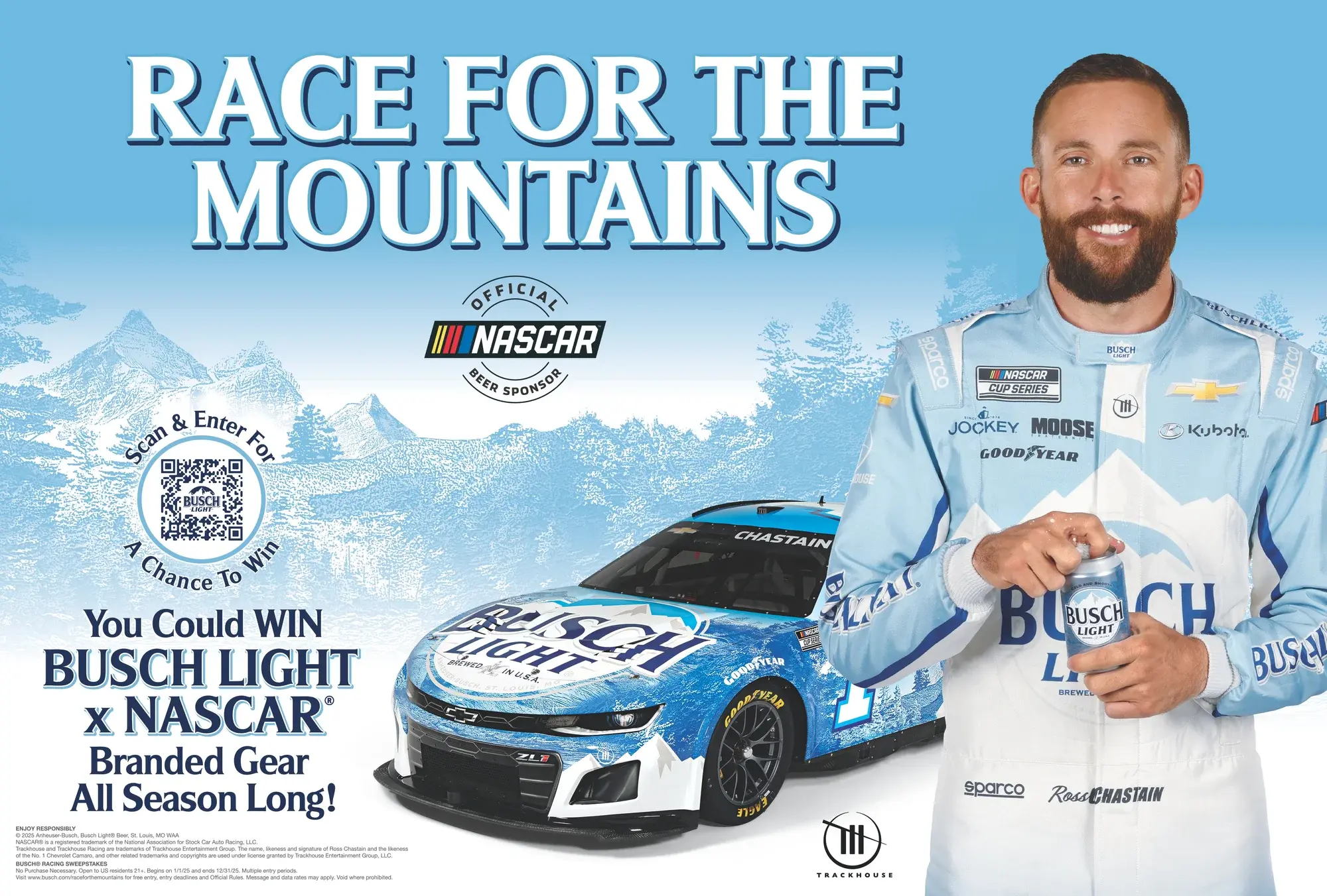 Busch Light Race For The Monutains Sweepstakes : Win A Busch Light ...