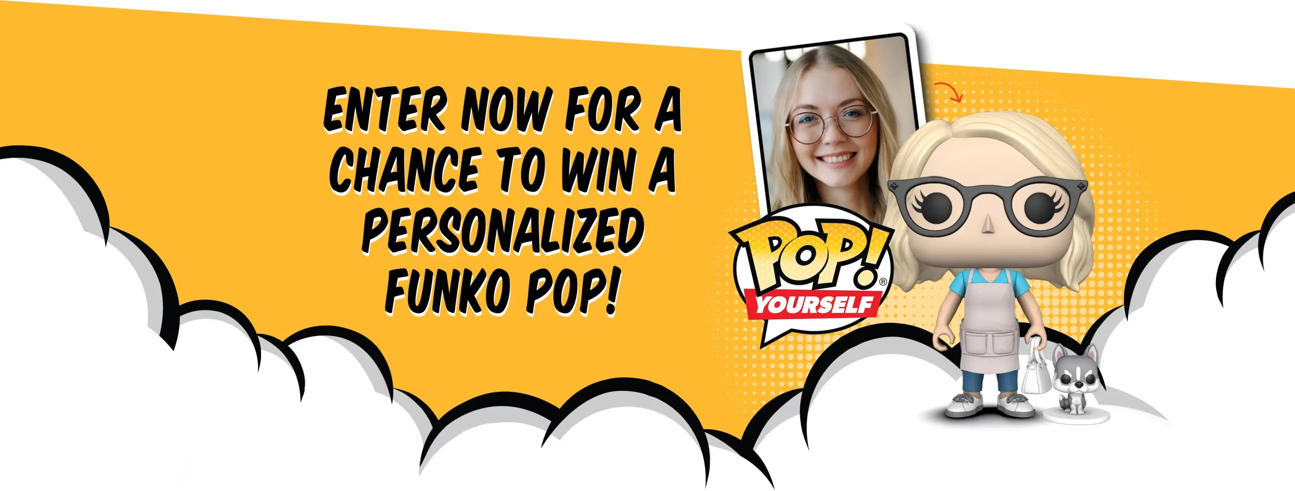 Win A Custom Funko POP Yourself Figure ($35 value)!