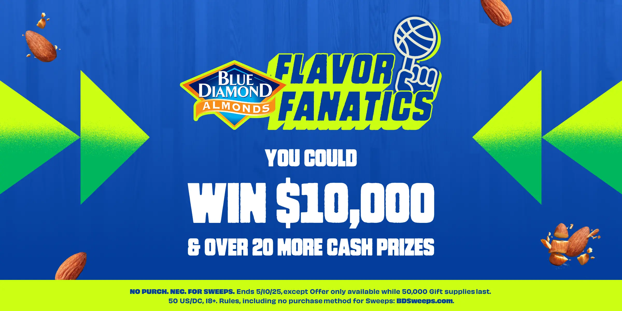 Win Money & Over 20 More Cash Prizes ($10,000 value)!