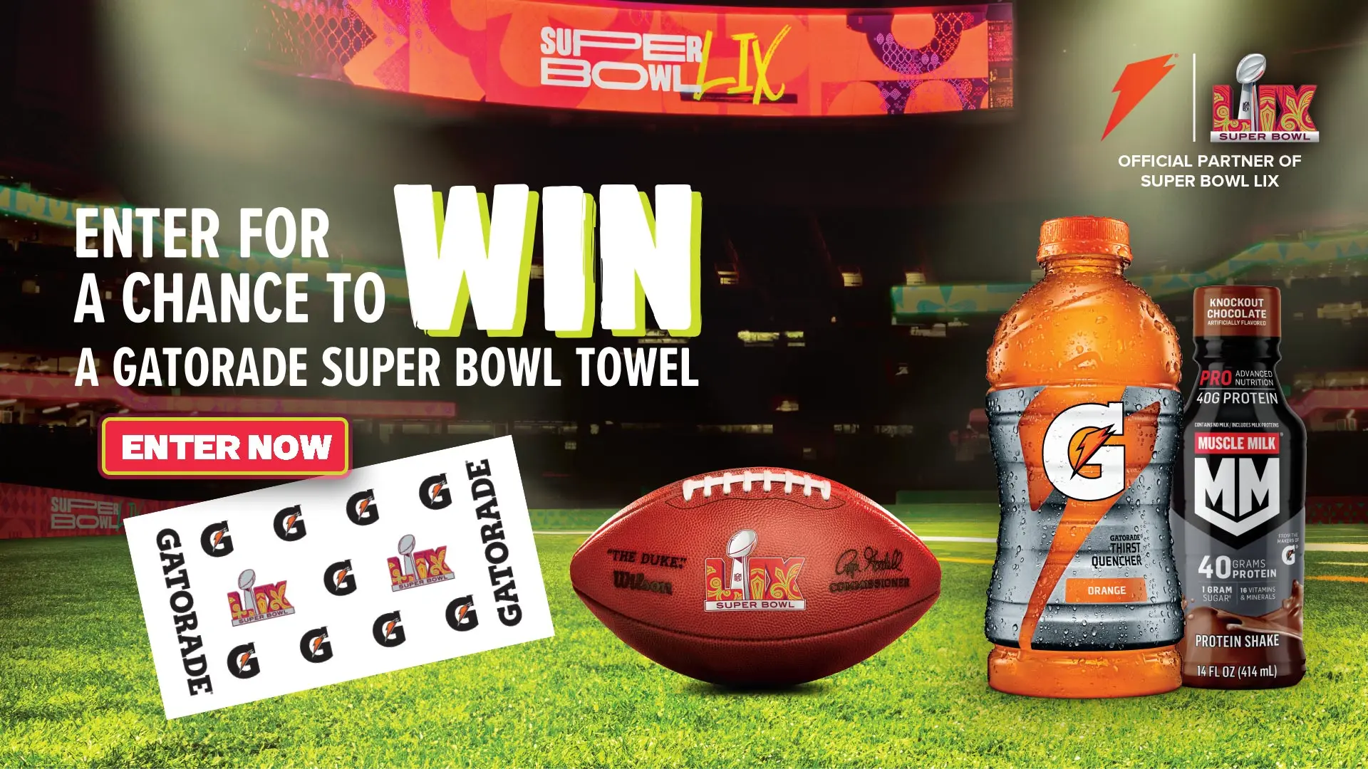 Win 1 of 1,300 Gatorade Sideline Towels ($15 value)! - Sweepstakes Space