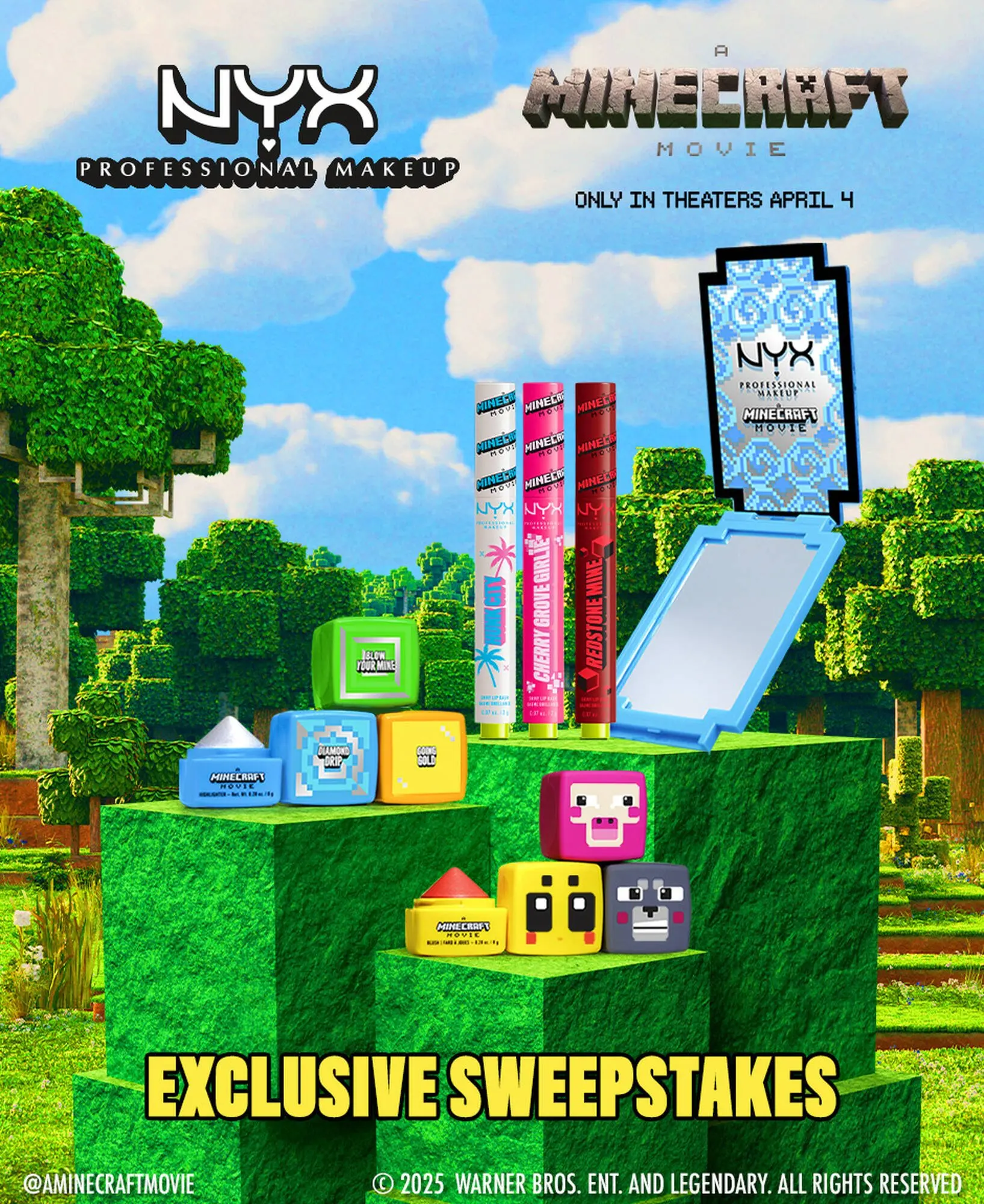 Win A Minecraft Movie Collection Prize Pack ($125 value)!