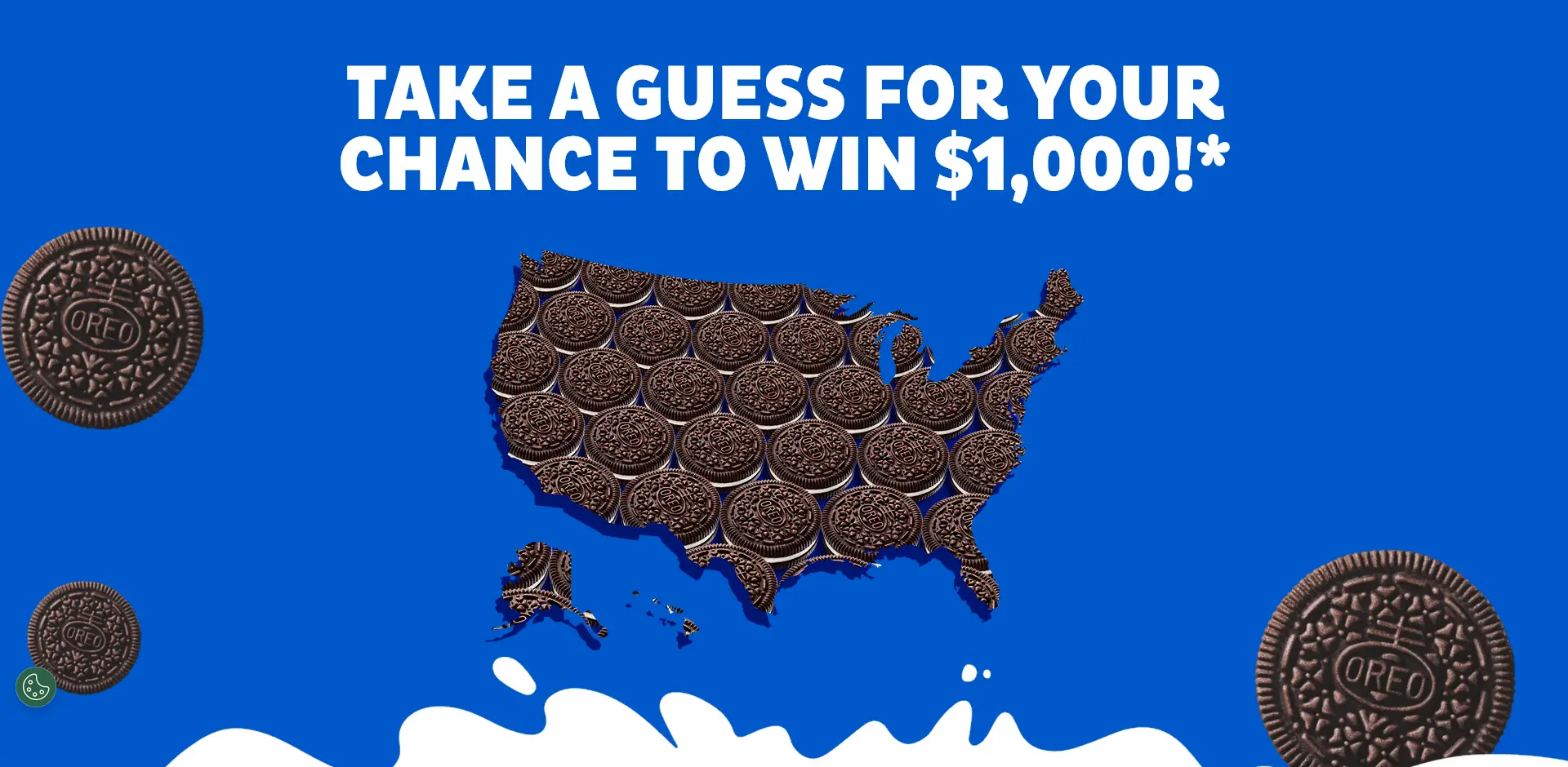 Win $1,000 If You Can Guess How Many Oreos Are Needed To Cover The US!