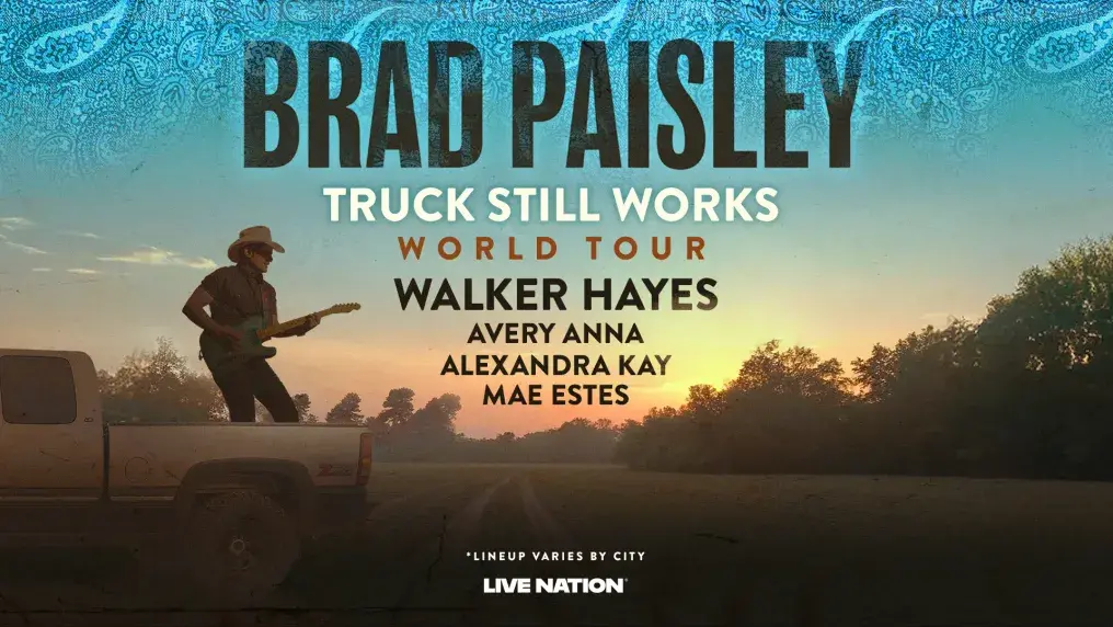 Sirius XM Brad Paisley Contest 2025 (SiriusXM.com/BradPaisley2025)