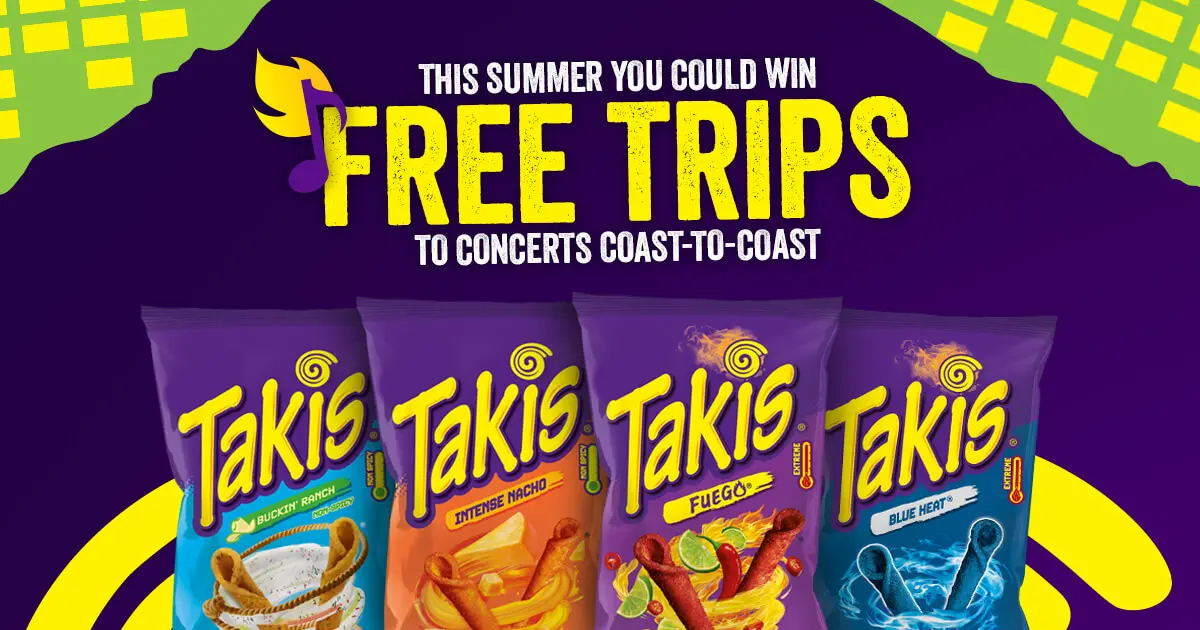 Win Free Trips To Concerts Coast-To-Coast ($2,500 value)!